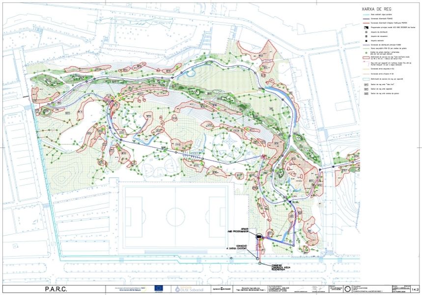 Proyecto de las infraestructuras del Parque del Norte de Sabadell. Fase ...